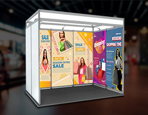 Elevate Your Event Presence with Shell Scheme Exhibition Graphics