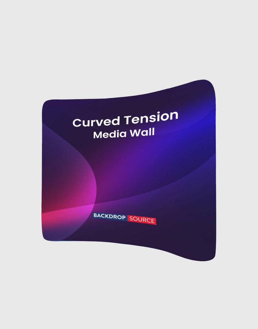 Home › Curved Tension Portable Media Wall