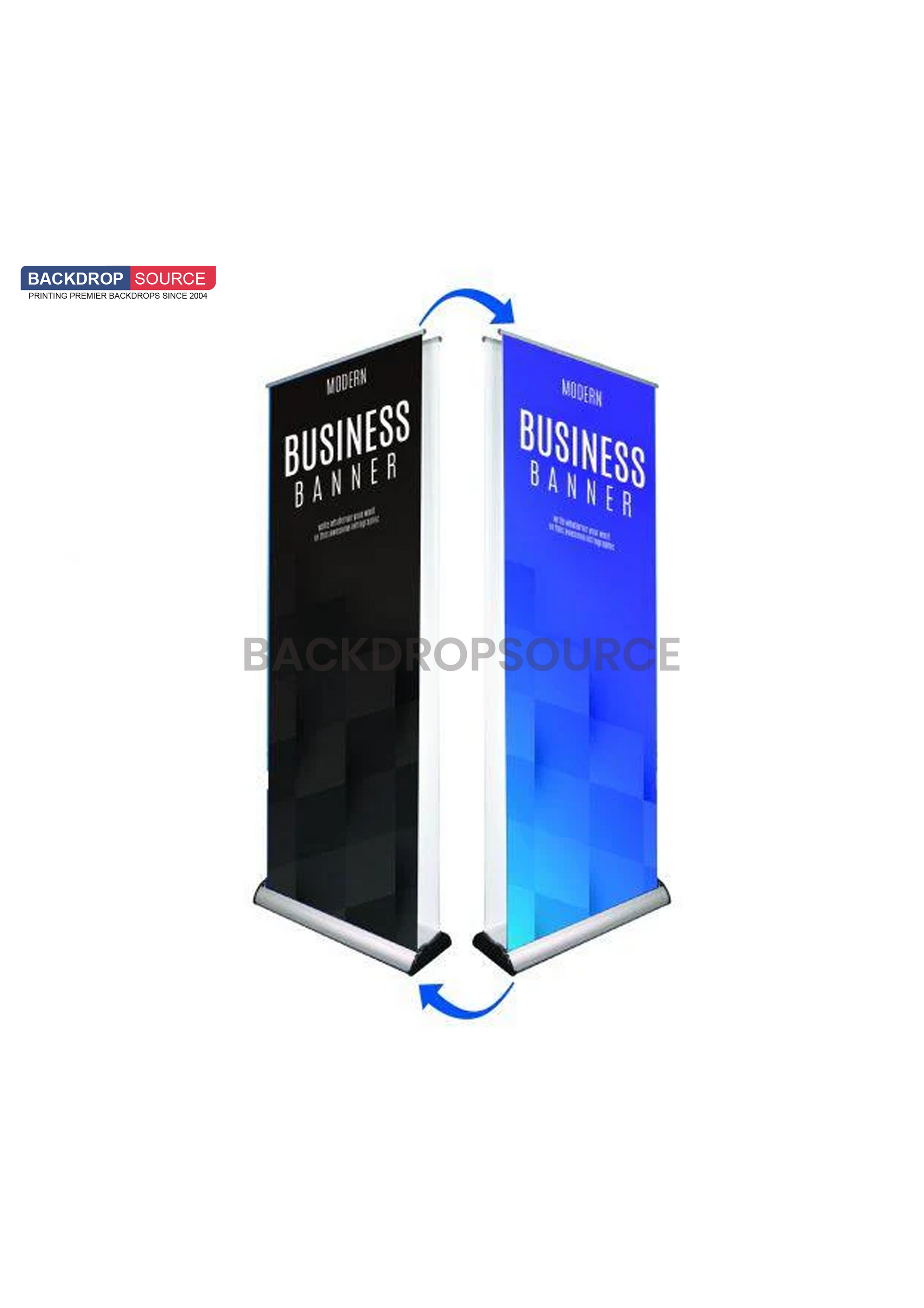 Double-screen wide base Roll Up Banner | Backdropsource NZ