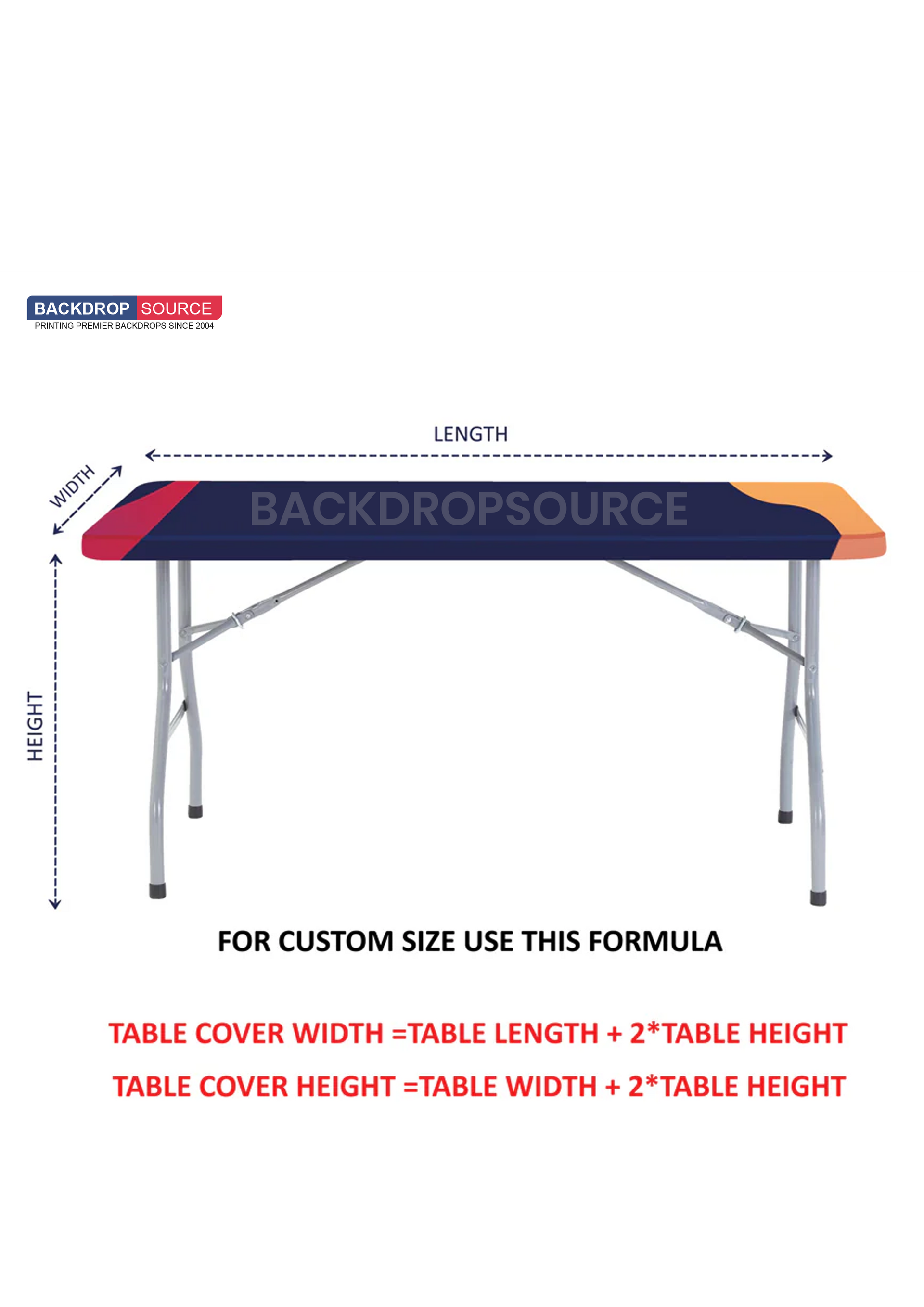 Fitted Table Cover | Backdropsource NZ