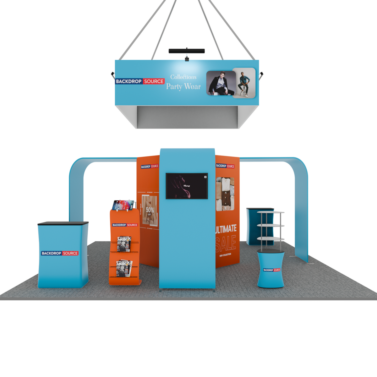 Stunning 6x6m Modular Booth Kit – Quick Setup, Big Impact