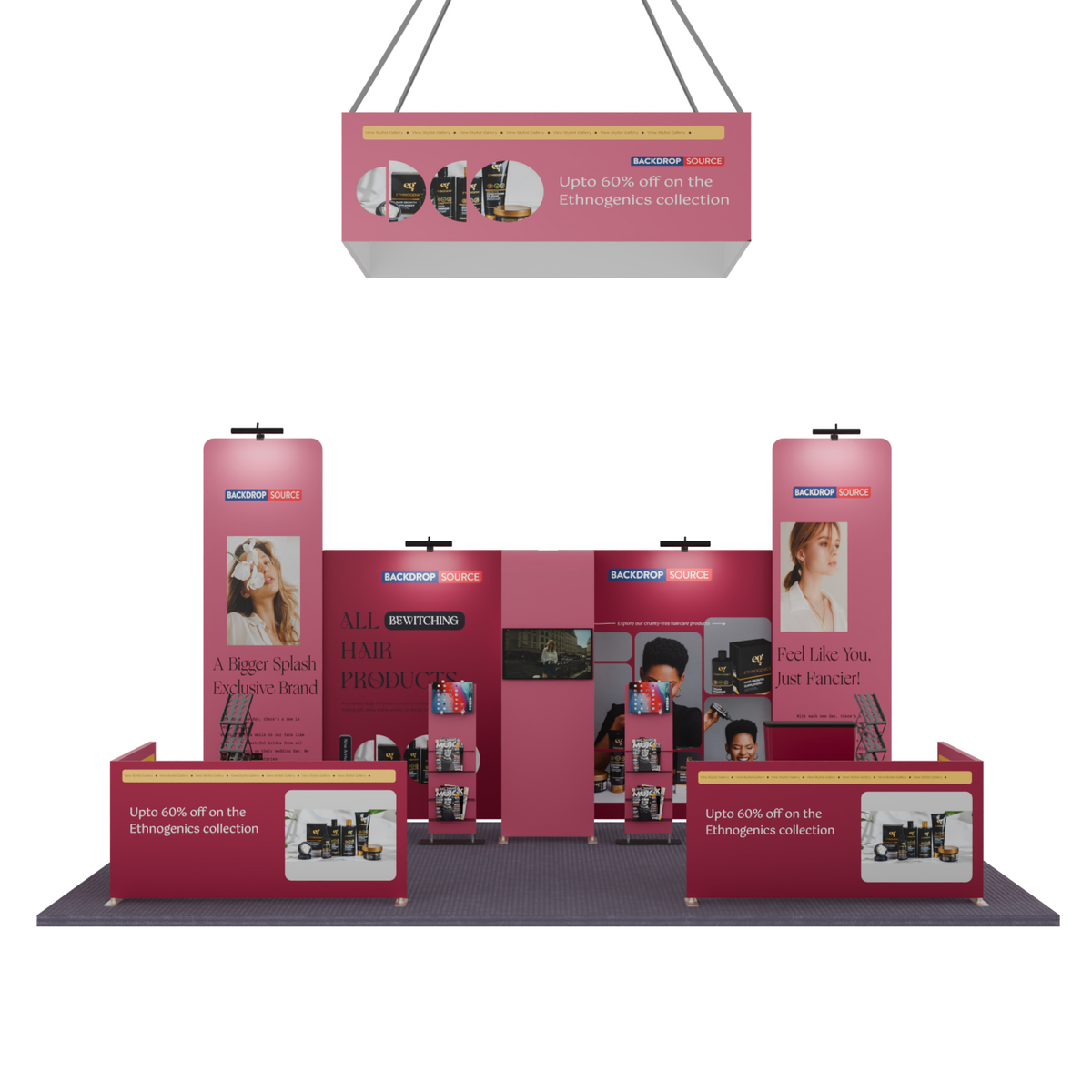 Modular Booth Kit 6x6m – Instant Setup for Impactful Events