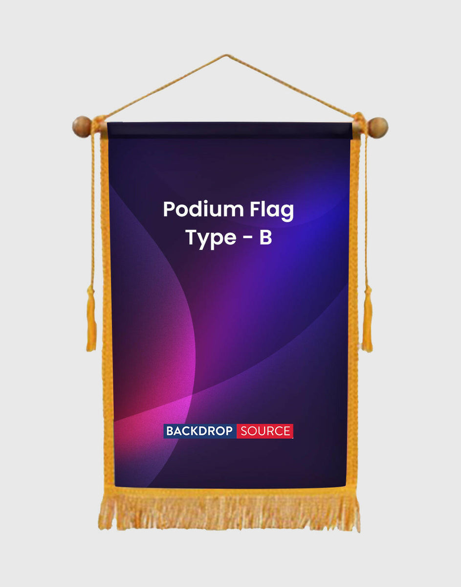 Custom Podium Banners | Lectern Banners Flags in New Zealand ...