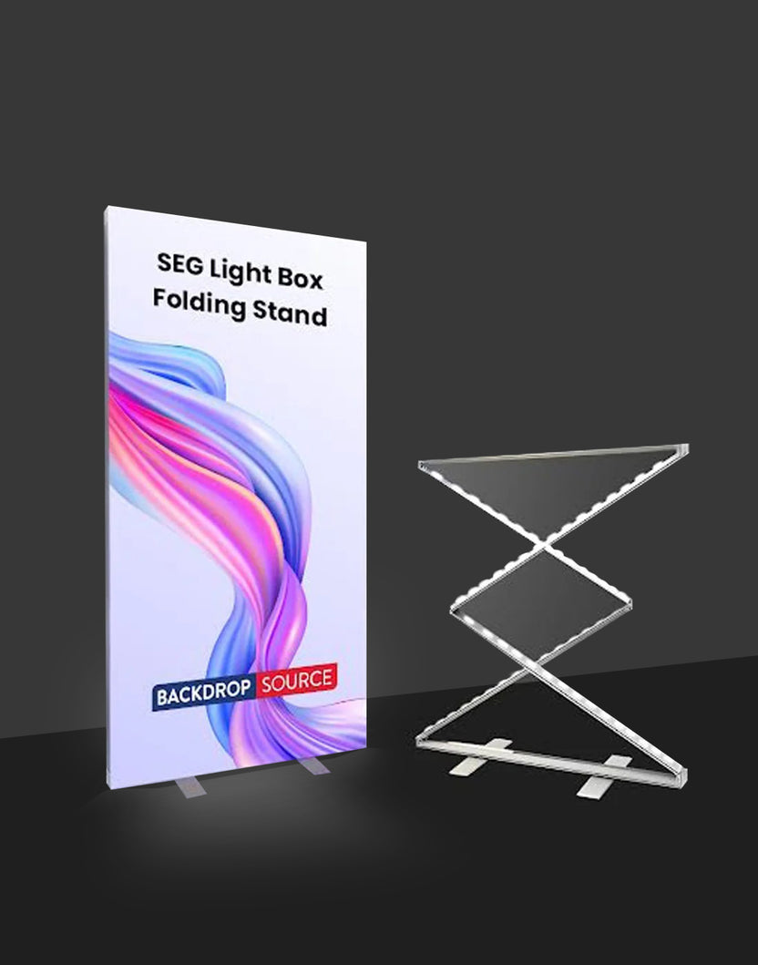 Portable SEG Light Box Stand – Boost Event Impact Instantly