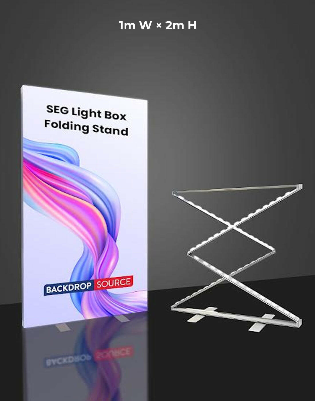 Portable SEG Light Box Stand – Boost Event Impact Instantly