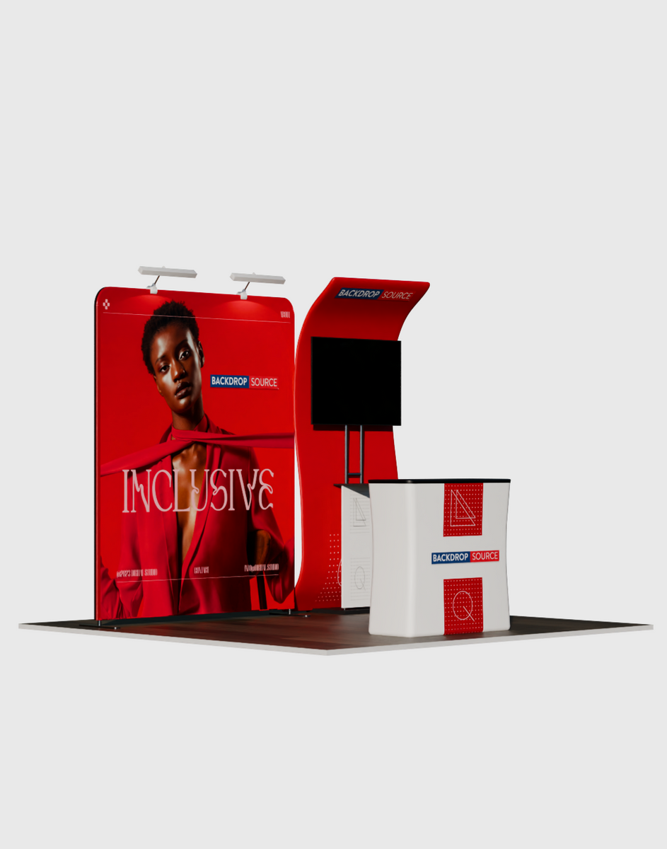 3m Portable Booth Display Walls for Exhibitions – Backdropsource NZ