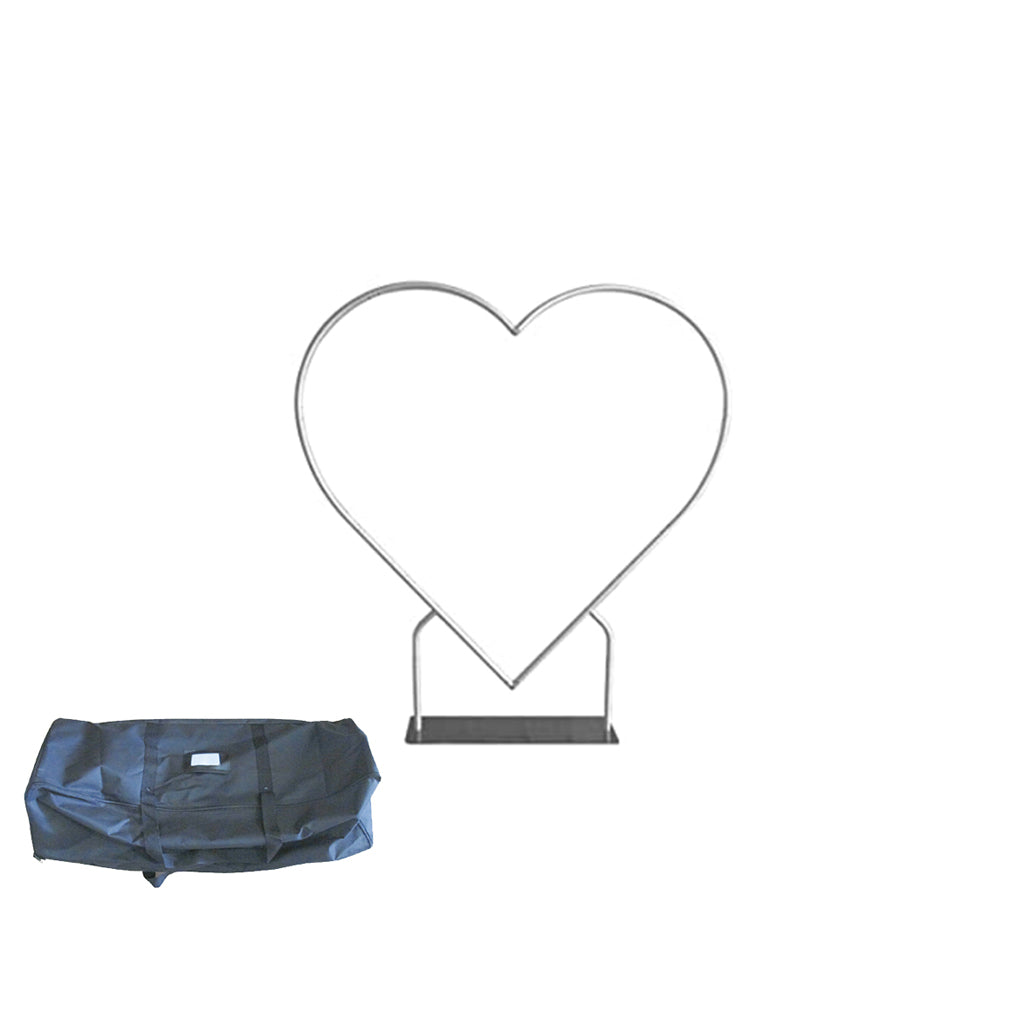 Custom Heart Shaped Backdrop with Stand – Backdropsource NZ
